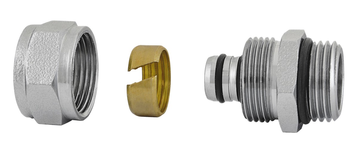 Złączka zaciskowa do rur wielowarstwowych, ZL1601C - Ferro Złączka zaciskowa do rur wielowarstwowych, ZL1601C - Ferro